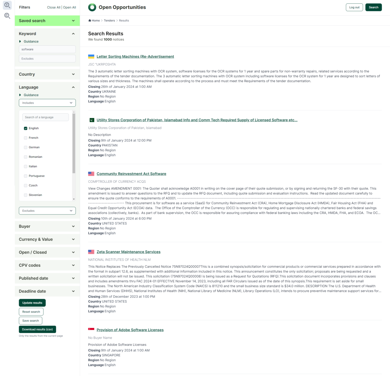 Spend Network – Global procurement data and analysis